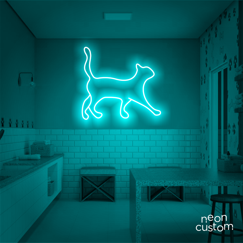 Neon Led Gato