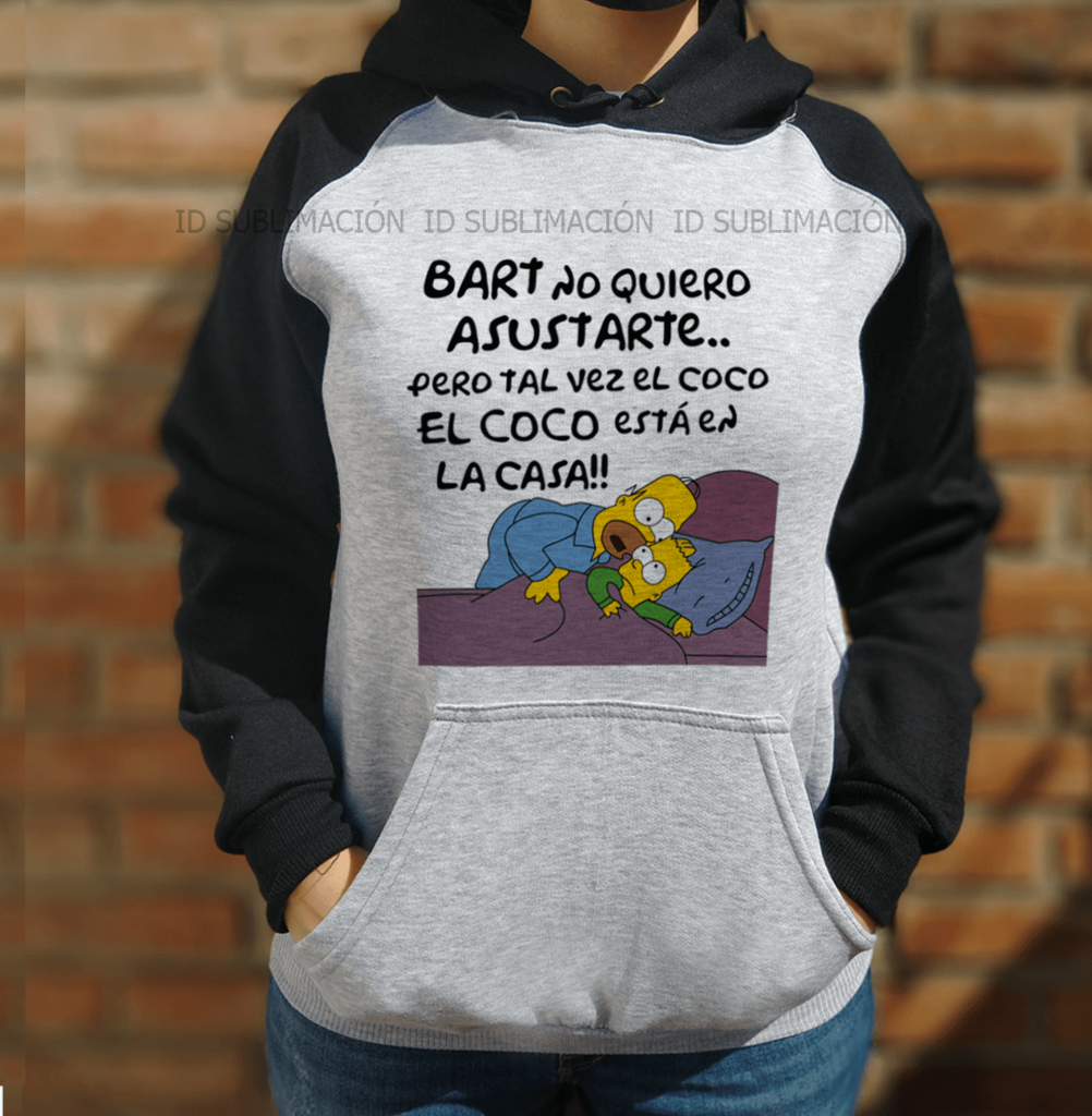 Buzo unisex Los Simpson El coco está en la casa