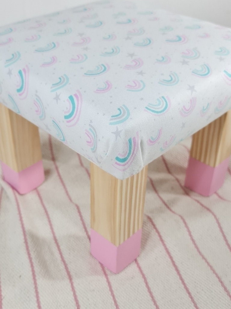 Banquito Infantil de Madera Nordico Arcoiris