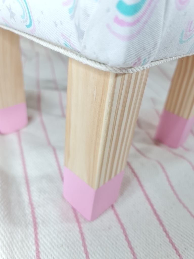 Banquito Infantil de Madera Nordico Arcoiris