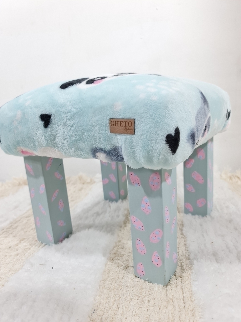 Banquito Infantil de Madera Nordico Ositos - Gheto Home