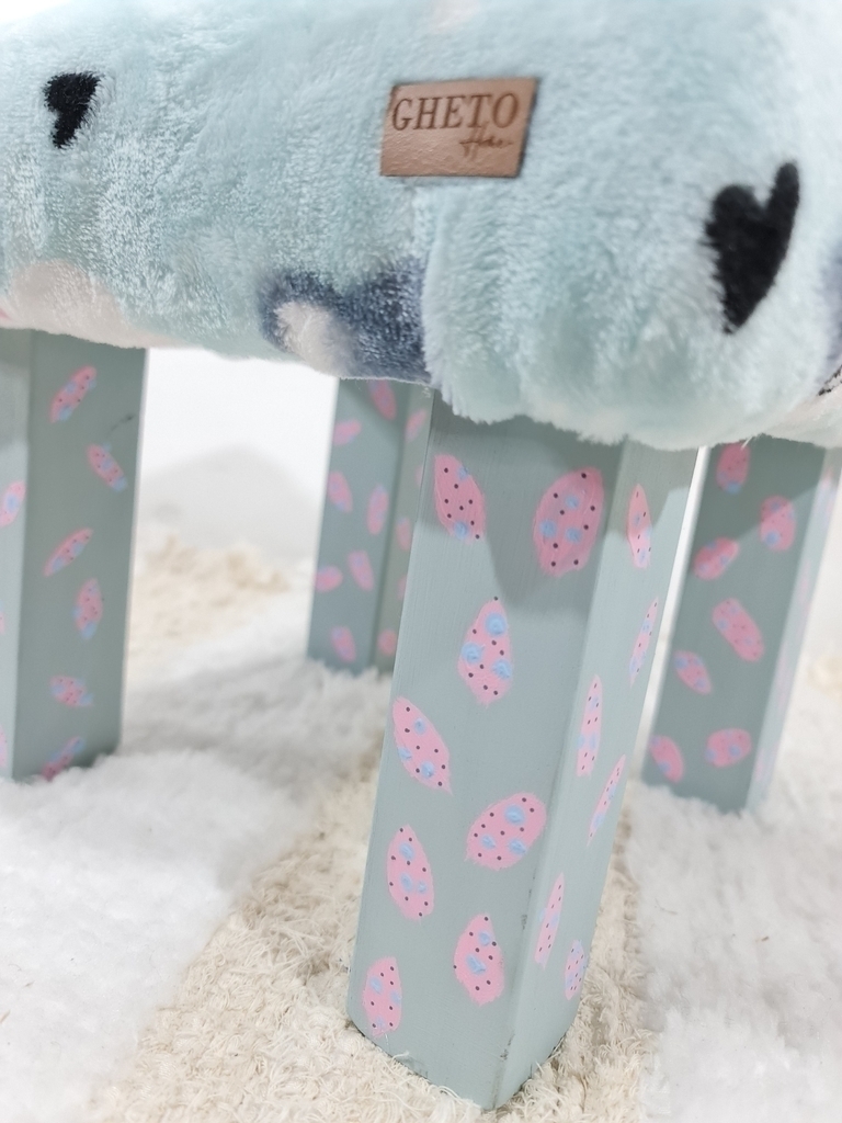 Banquito Infantil de Madera Nordico Ositos - Gheto Home