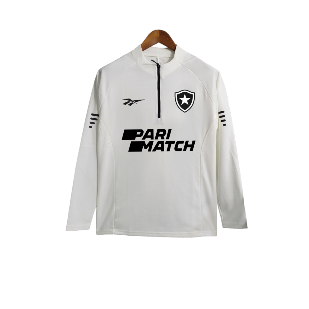 Camisa Botafogo Manga Longa 23/24 Branca Pari Match