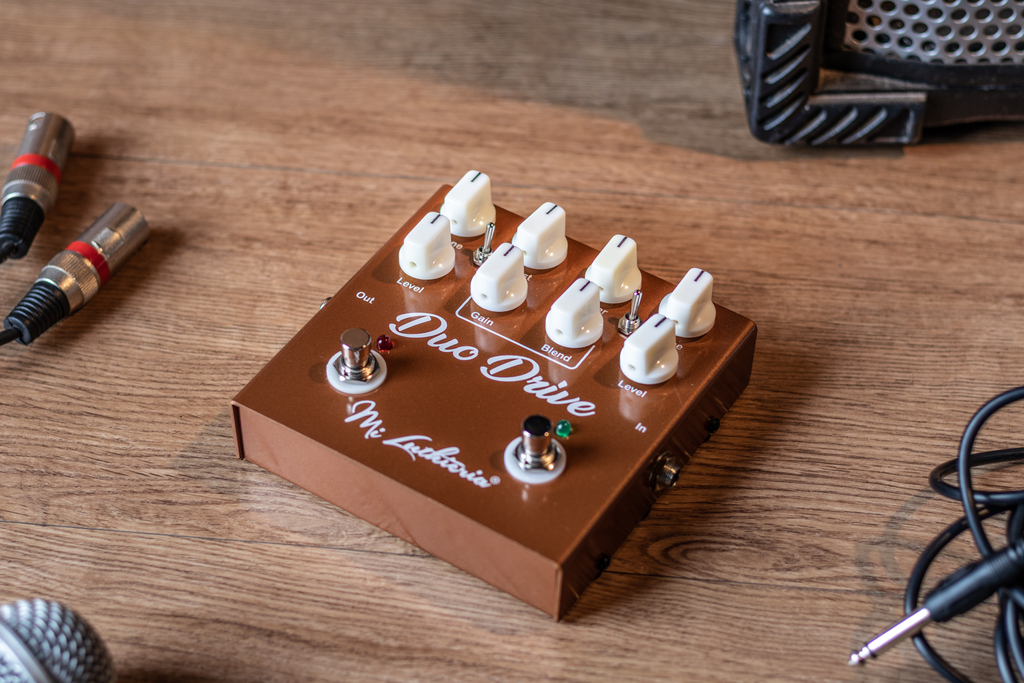 Pedal de Efeitos Duo Drive para Guitarra Mi Luthieria