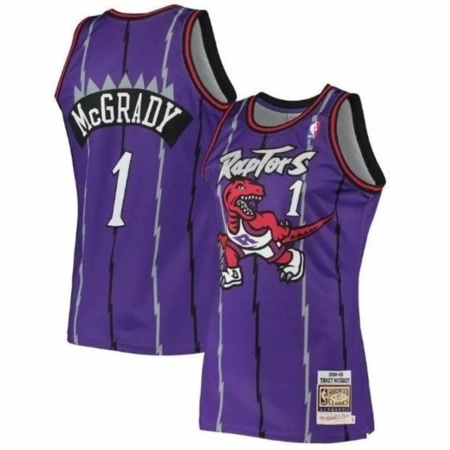 Regata NBA Basquete Toronto Raptors # 1 Tracy McGrady (1998-99)