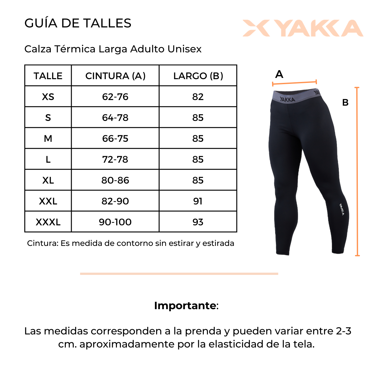 Calza Térmica Larga Mujer Essential - Comprar en Yakka
