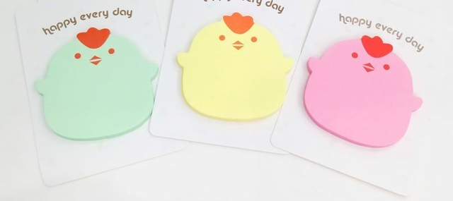 Post it Sticky Notes Molang Papel Adesivo Bichinho Cores Sortidas