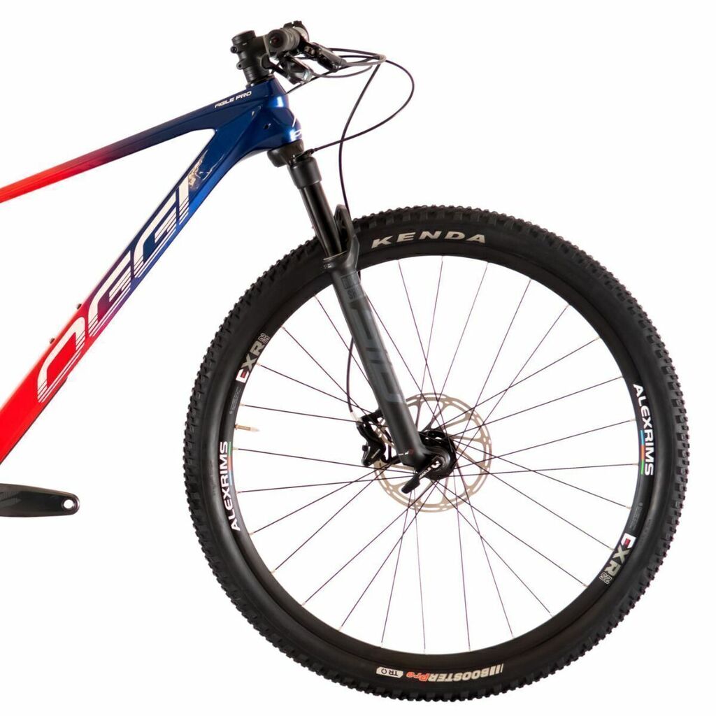 Bicicleta Mtb Aro 29 Oggi Agile Pro GX 2023 Vermelho e Azul
