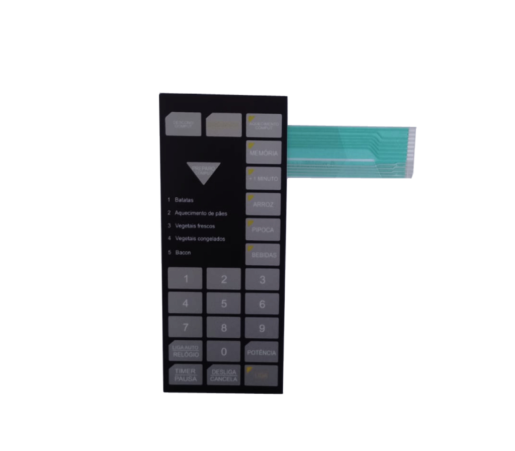 MEMBRANA COMPATIVEL MICROONDAS SHARP RB 4B14 GRANDE