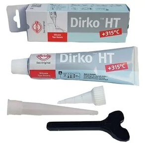 Silicone Dirko HT alta temperatura cinza +315gc 70ml
