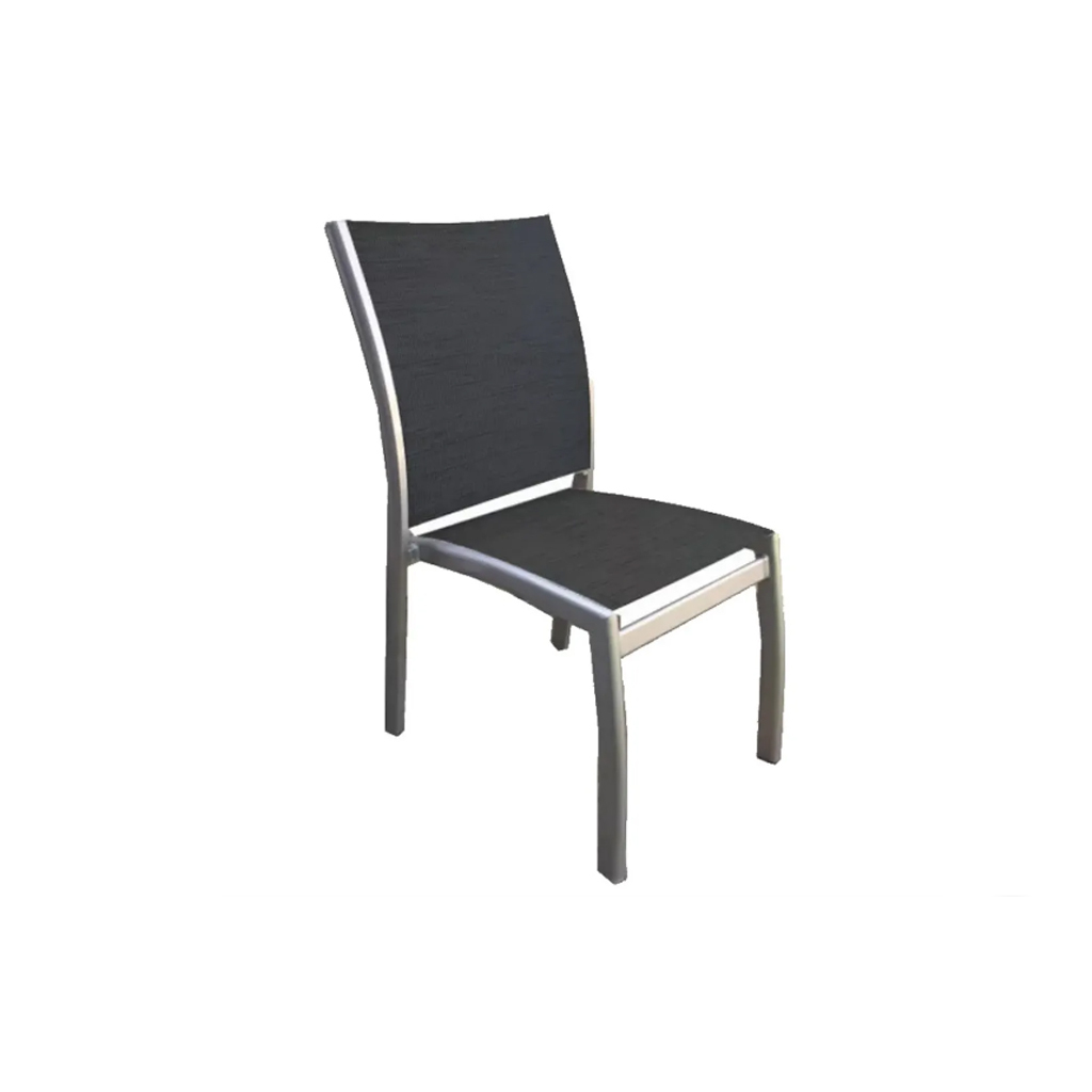 Silla Aluminio Classic De Exterior Textilene Apilable