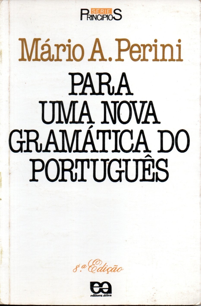 Para uma nova gramática do português - Maria A. Perini