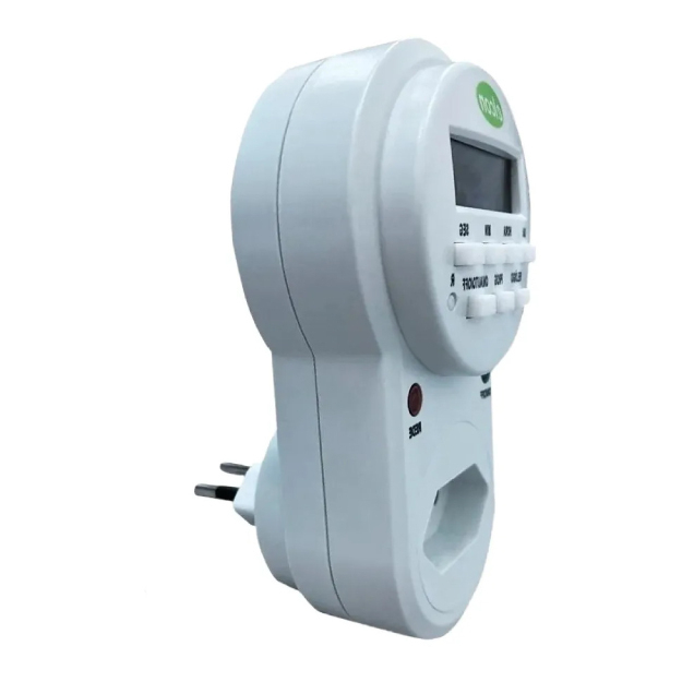 Timer Digital Programavel Para Tomada Te-30 Elcon Bivolt