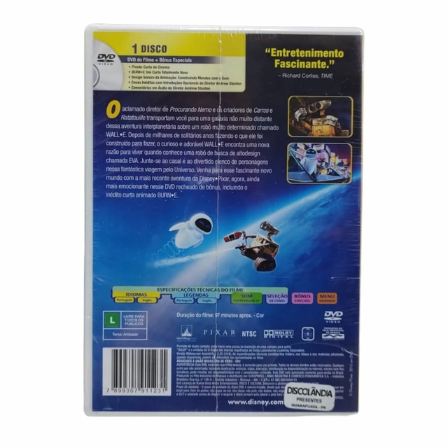 DVD Wall-e - Comprar em Discolândia