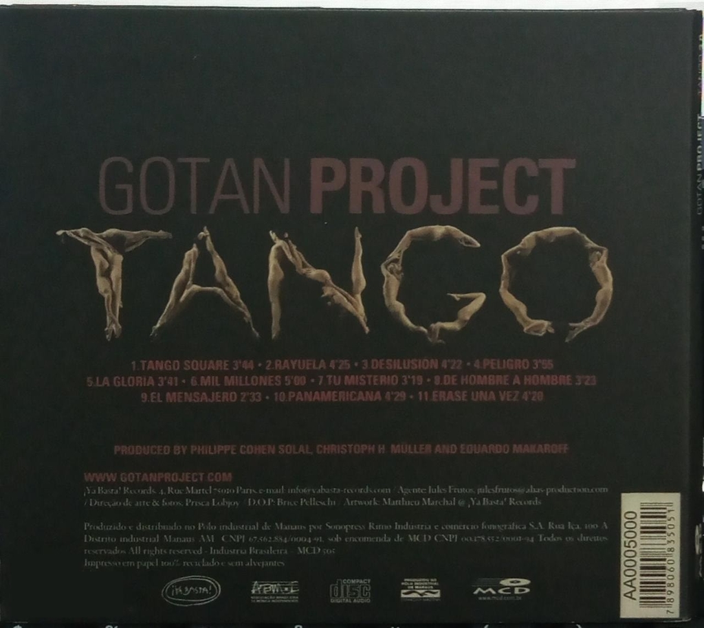 CD Gotan Project Tango - Comprar em Discolândia
