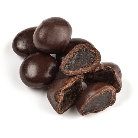 Pasas bañadas en chocolate