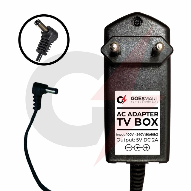 Fonte Tv Box Carregador Aparelho 5v 2a - GOESMART