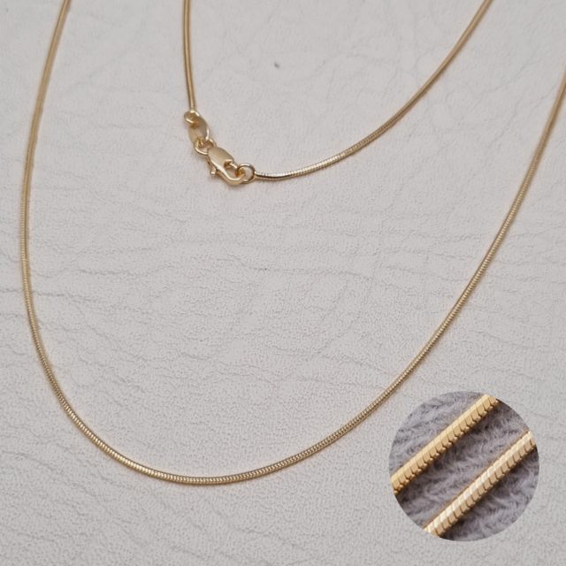 TEJIDO COLA DE RATON ORO LAMINADO 18K