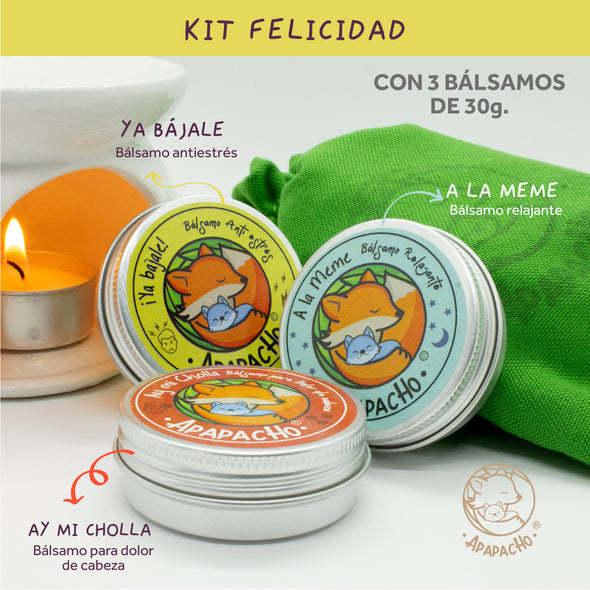 Kit Felicidad Apapacho Balsamos - Comprar en Apibees