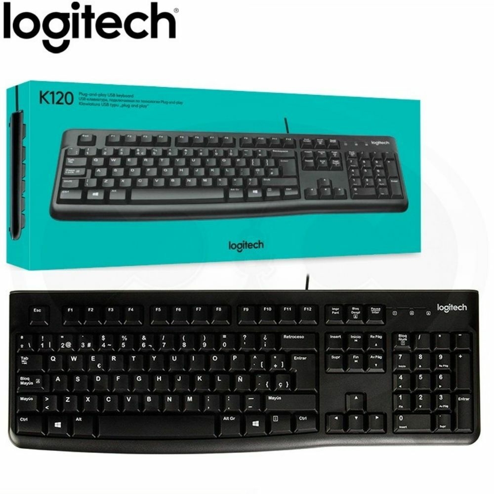 TECLADO LOGITECH K120 920-004422 NEGRO