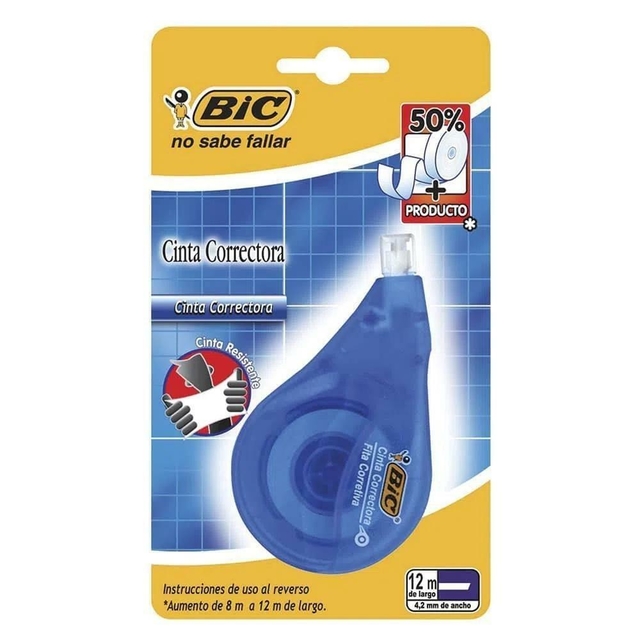 CORRECTOR ROLLER 12 M BIC - Comprar en CENTRALNET
