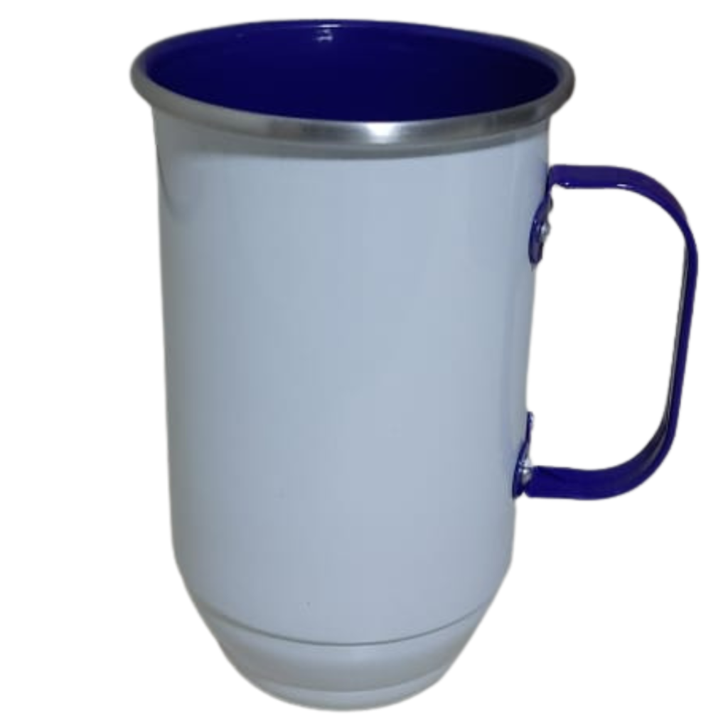 Caneca alumínio 600 ml linha colors