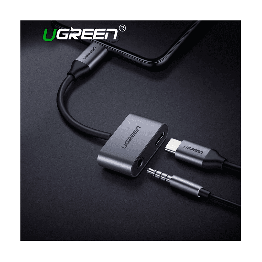 Adaptador Áudio 2 em 1 USB-C para P2 + USB-C Ugreen