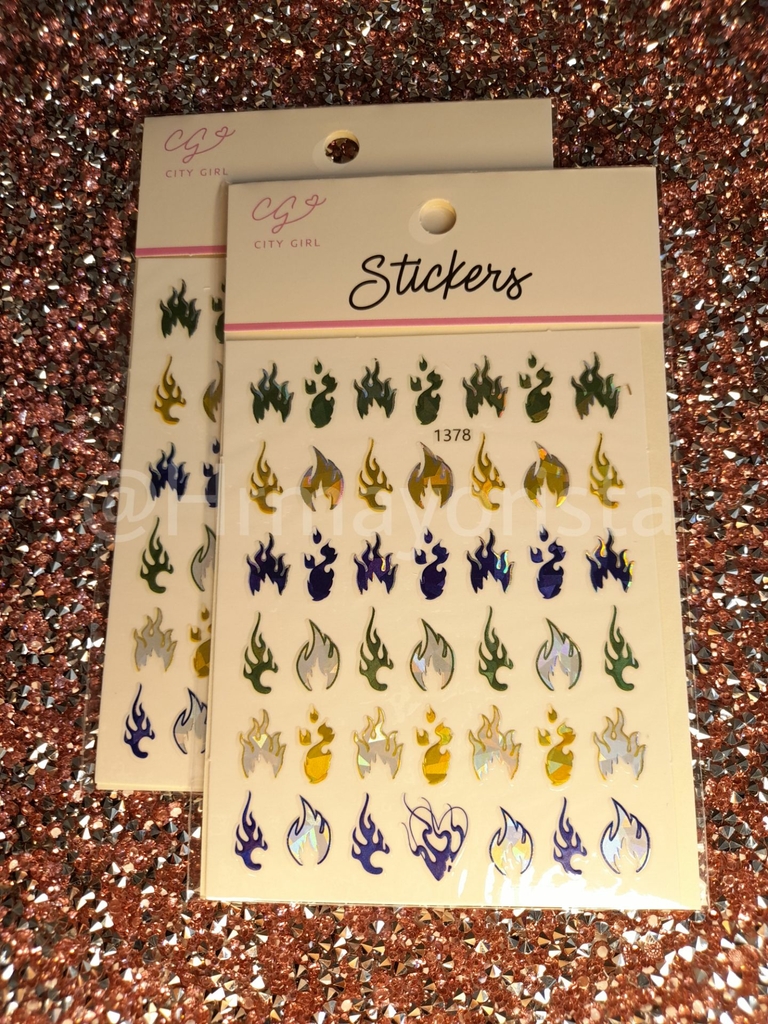 Sticker flama 4438 - Comprar en hrmayorista