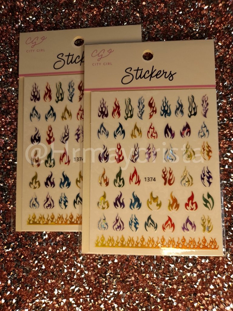 Sticker flama 4438 - Comprar en hrmayorista
