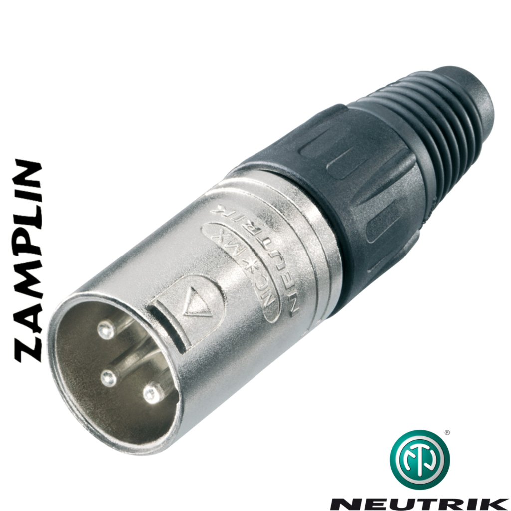 Ficha De Audio Neutrik Nc3mx XLR Canon Macho Para Armar