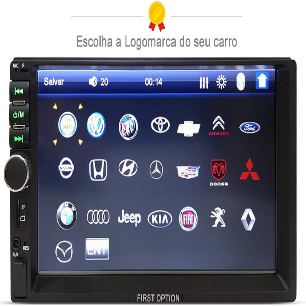 Central Multimídia Mp5 First Option 7810H Universal