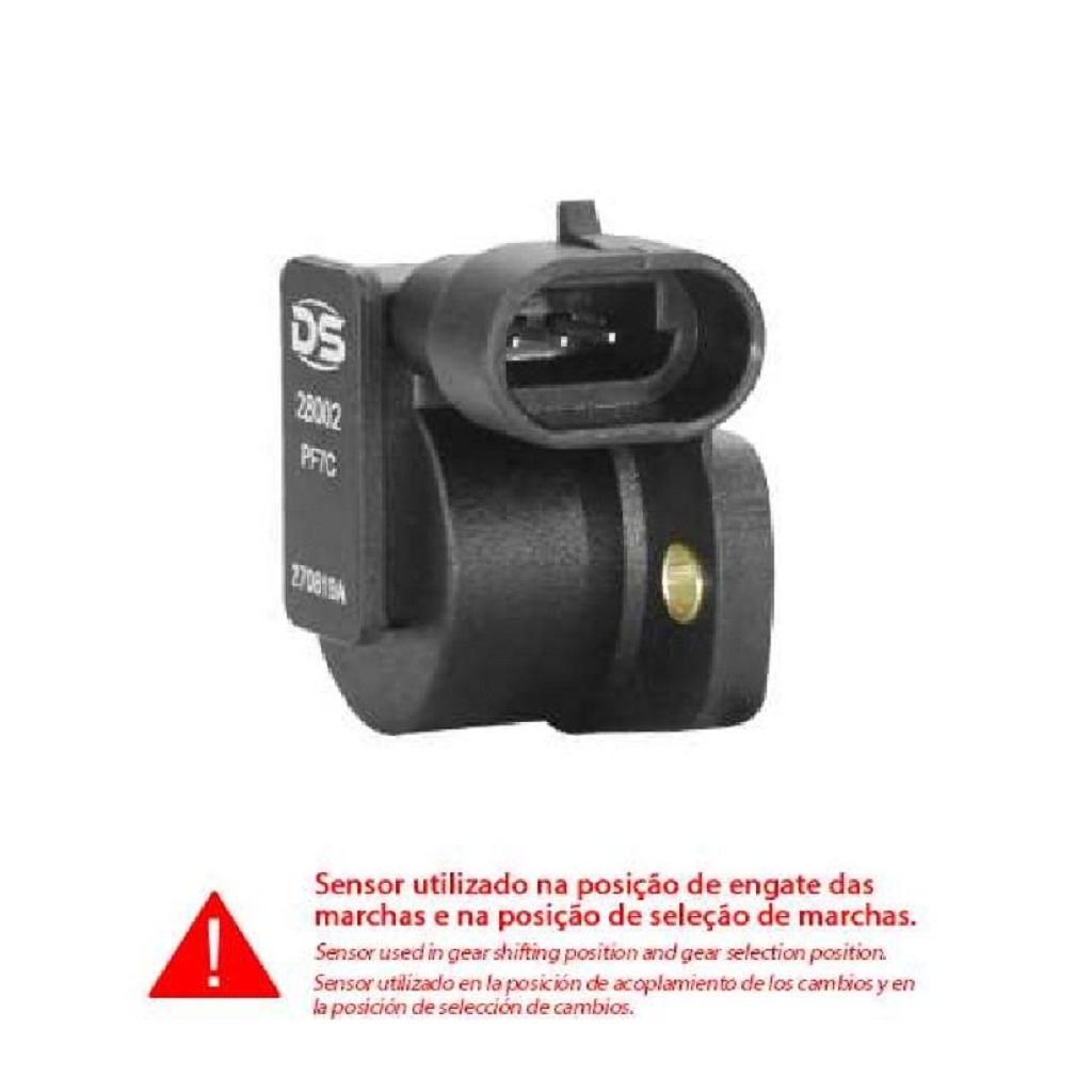 Sensor de Posição do Câmbio Fiat 500/Uno DS28002