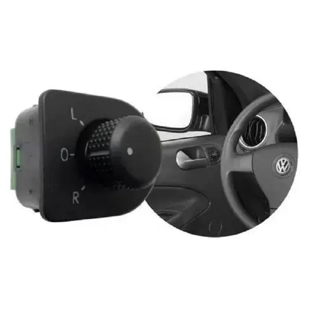 Botão Interruptor do Retrovisor Elétrico Vw Gol/Voyage/Saveiro/Fox 1