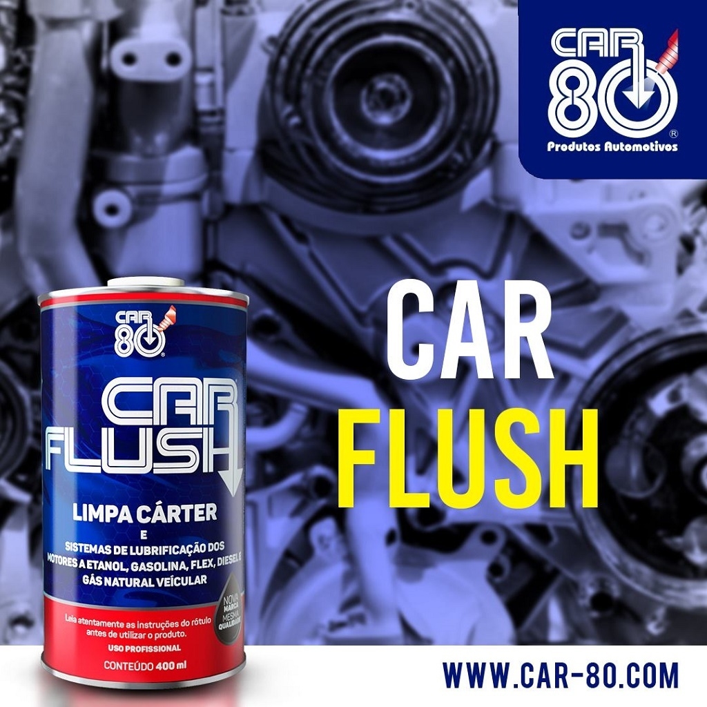 Limpa Cárter E Motor Descarbonizante Car Flush Car80 400ml