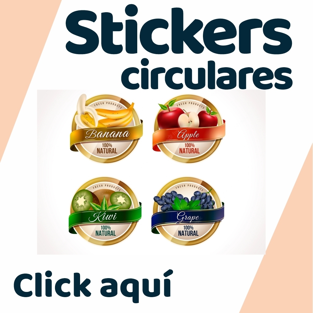 Sticekrs circulares en planchas