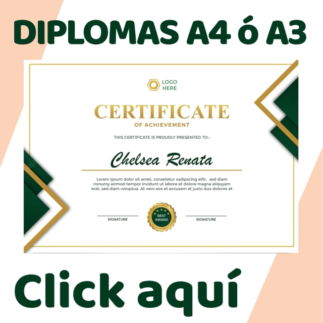 Si Imprimo! Diplomas A4 / A3