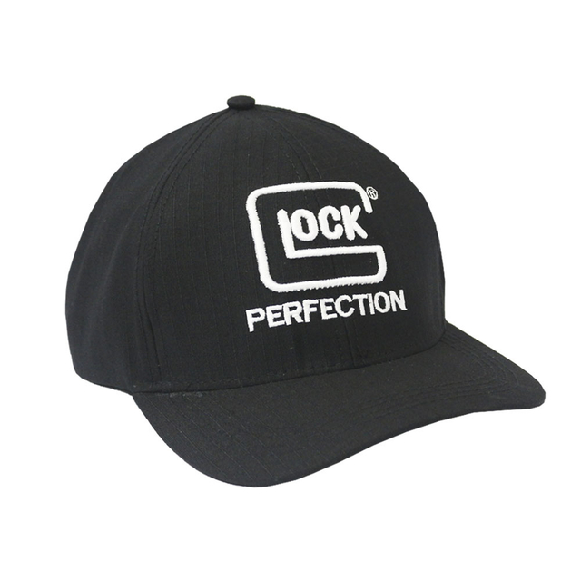 Boné Militar Rip Stop Glock Perfection Preta | Atack- Elite Comandos