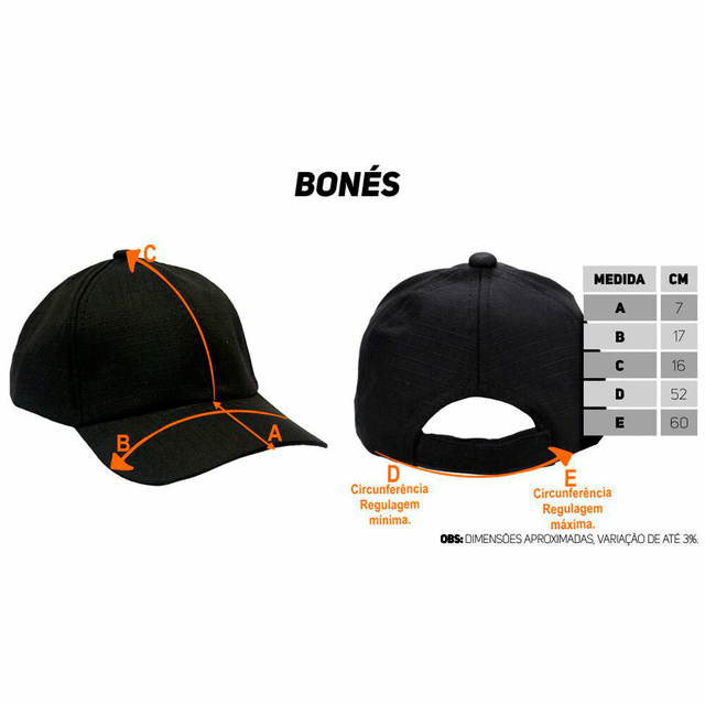 Boné Militar Rip Stop Liso | Blue Sky | Atack - Elite Comandos