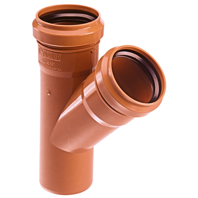 RAMAL SIMPLE A 45° MH AWADUCT - Pérsico Sanitarios