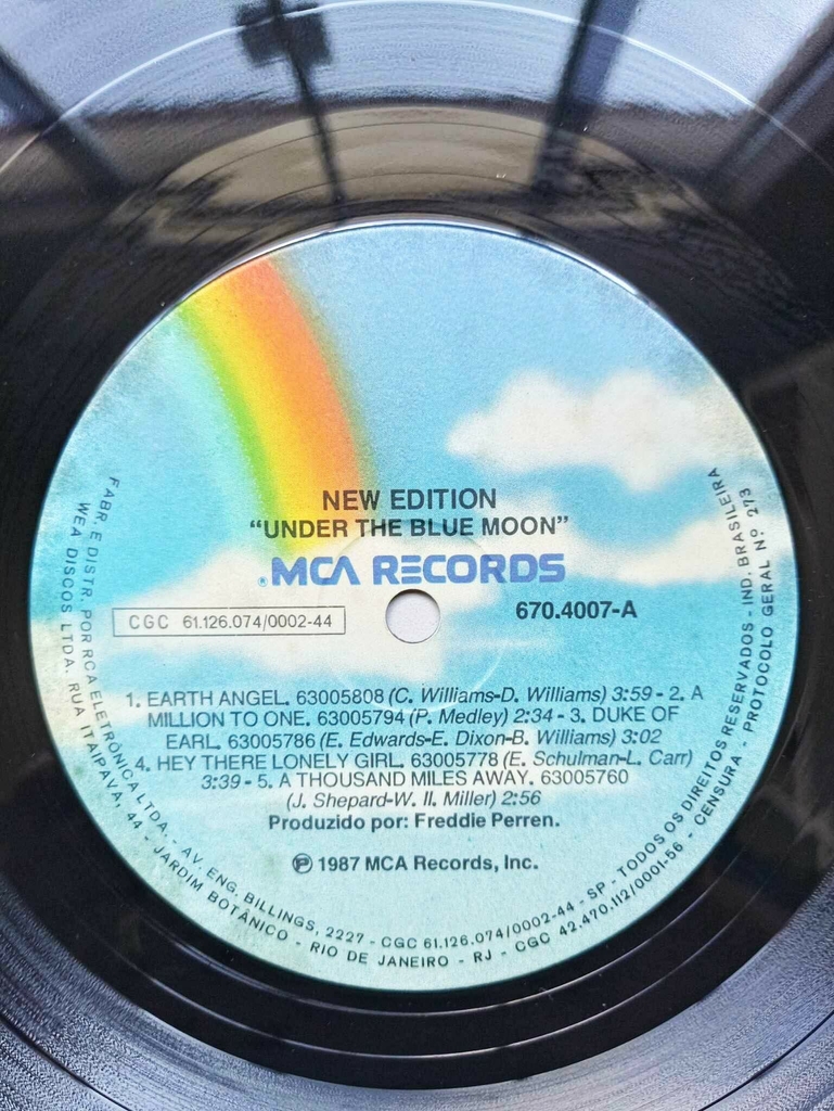 LP NEW EDITION - Blue Moon - Rockstarr Discos e Cds