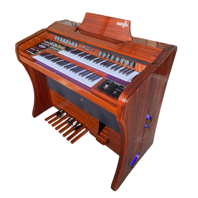 Órgão Eletrônico Harmonia HS 200 Super Imbuia Verniz
