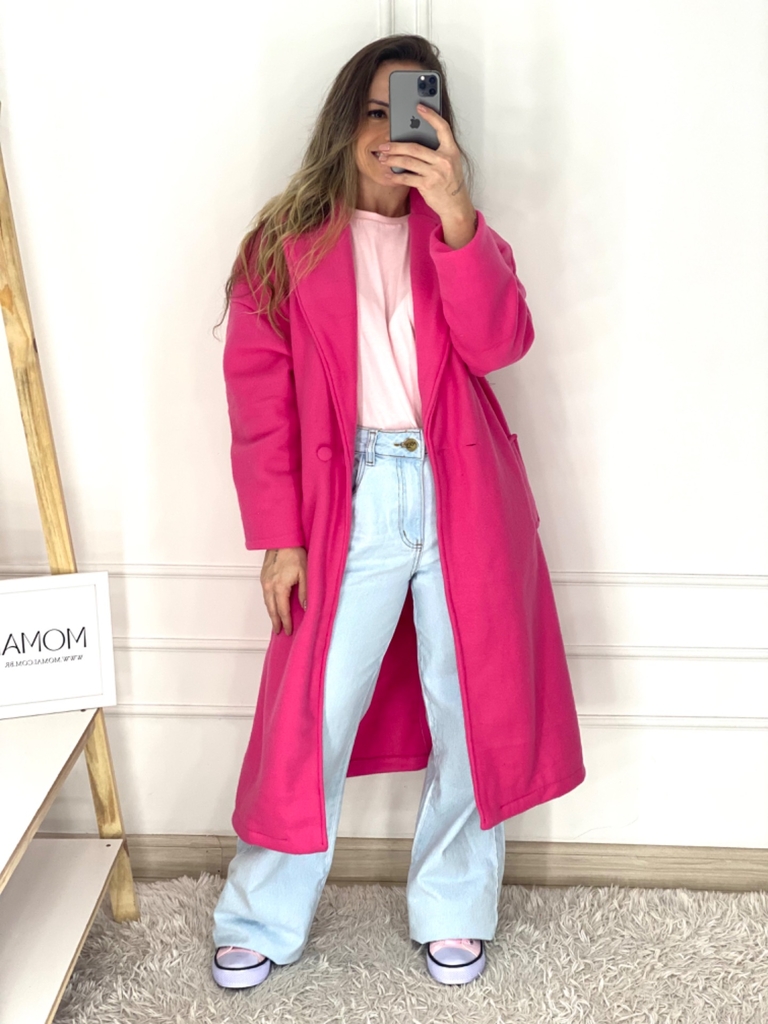 Sobretudo Rosa - Comprar em Momai