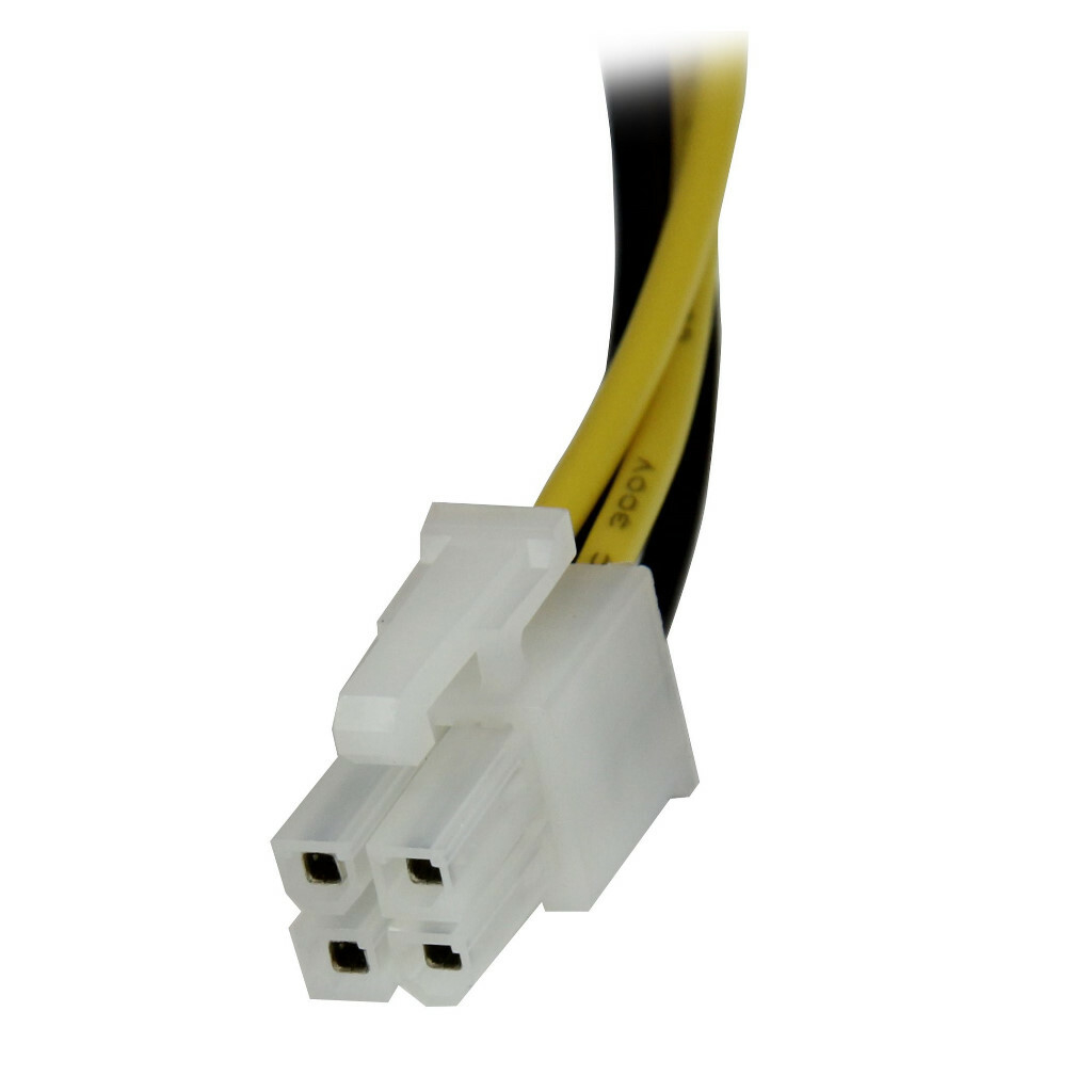 CABLE EXTENSION PARA FUENTE DE PODER 4 PINES CPU STARTECH (20CM) ATXP4EXT