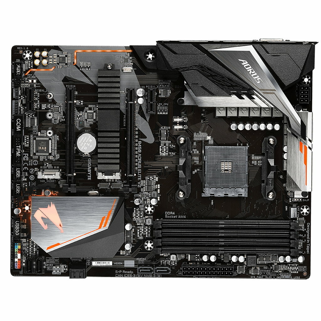 TARJETA MADRE AM4 GIGABYTE B450 AORUS ELITE V2