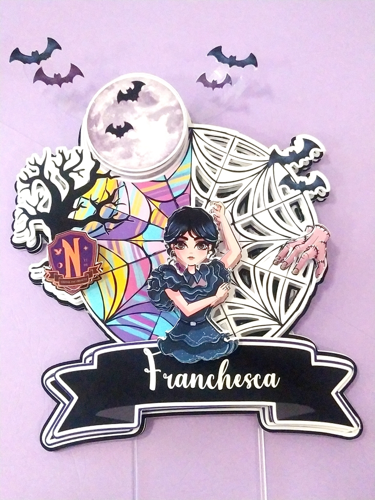 Cake topper MERLINA - Comprar en Tres Deseos Deco Mdp