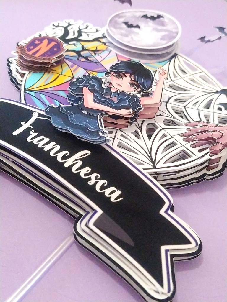 Cake topper MERLINA - Comprar en Tres Deseos Deco Mdp