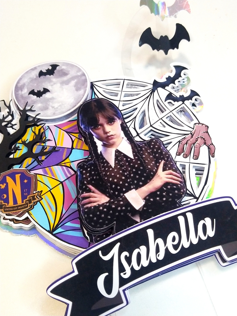 Cake topper MERLINA - Comprar en Tres Deseos Deco Mdp