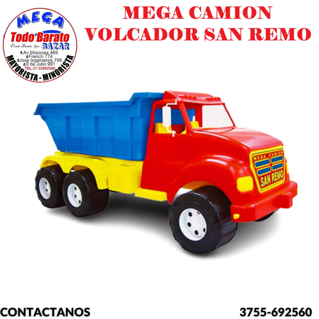 MEGA CAMION VOLCADOR SAN REMO - TODO BARATO SRL