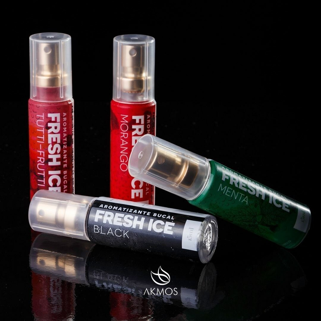 FRESH ICE MENTA,MORANGO,TUTTI-FRUTTI E BLACK MENTA