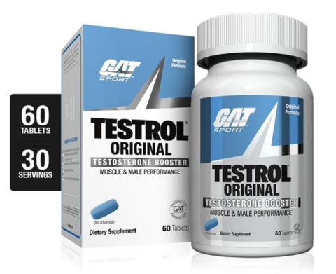 TESTROL ORIGINAL GAT 60 CÁPSULAS - suplementos muscle